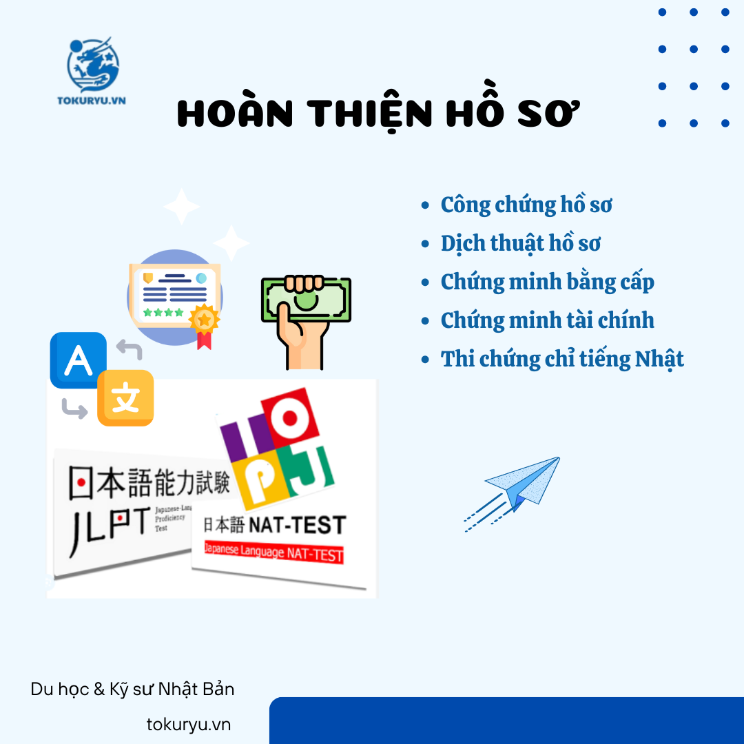 LỘ TRÌNH DU HỌC TẠI TOKURYU